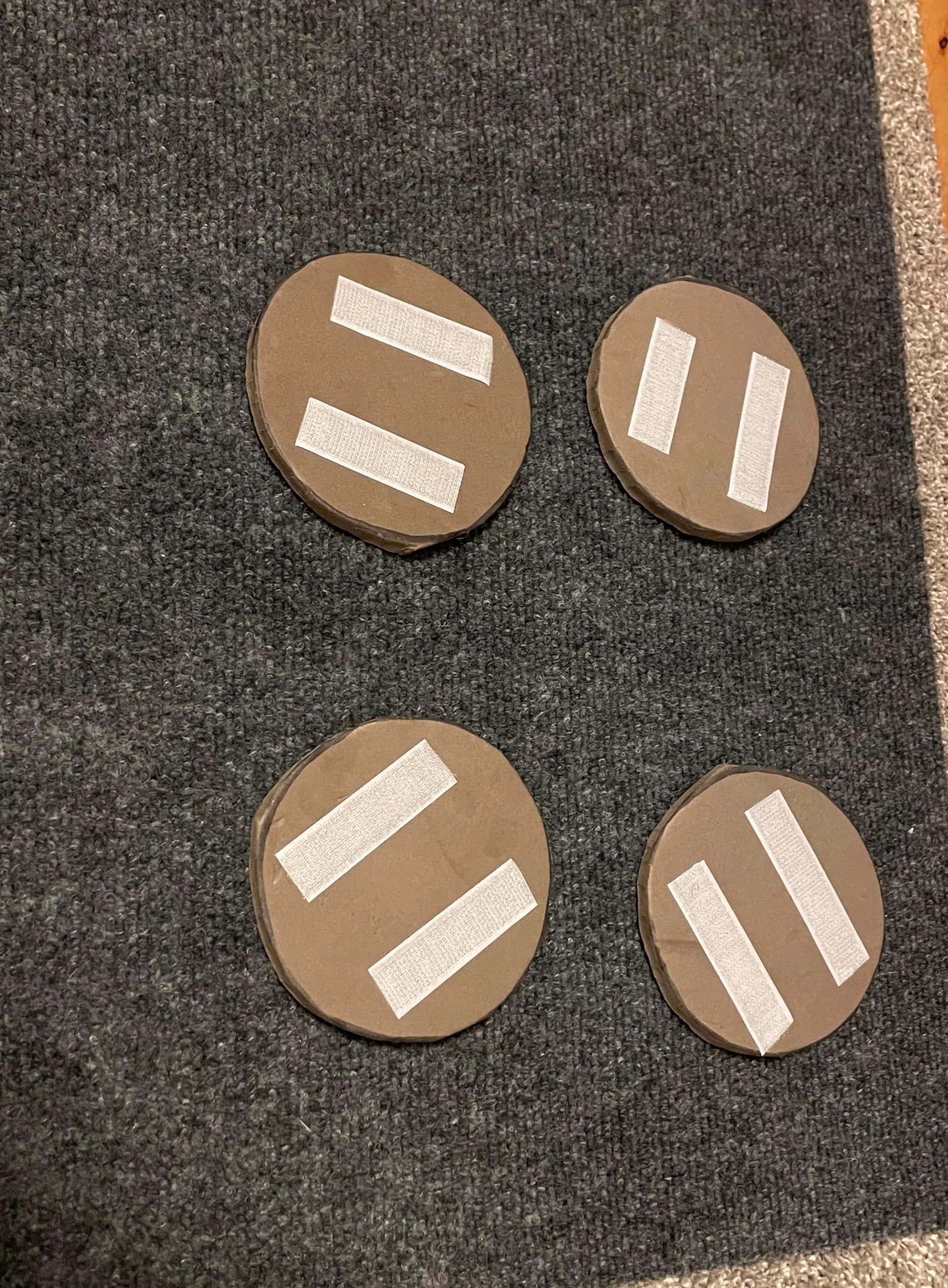 Feet Targets for Canine Fitness - Sit Stay Squat